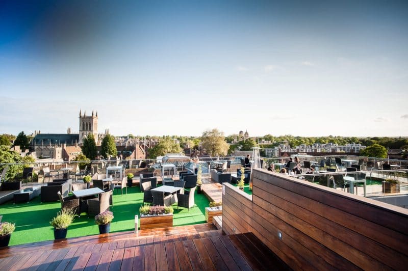 Six Cambridge Restaurant | The Roof Terrace